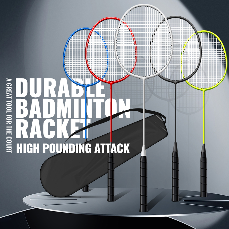 Badminton Racket G5 Middle Pole Iron Aluminum Alloy Frame Powerful ...