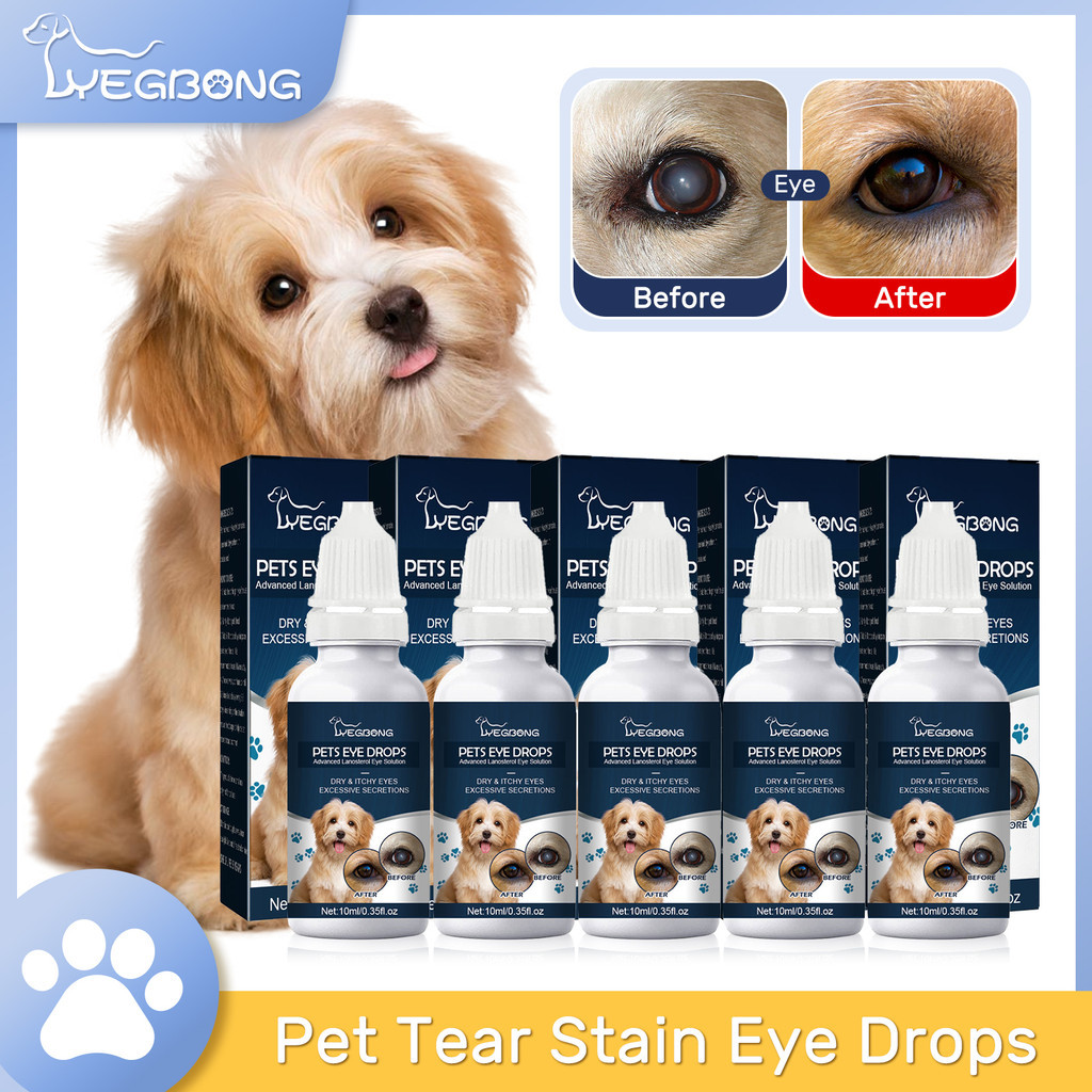 [Off-The-Shelf Supply] Yegbong Pet Eye Drop Remove Tear Stains Relieve ...