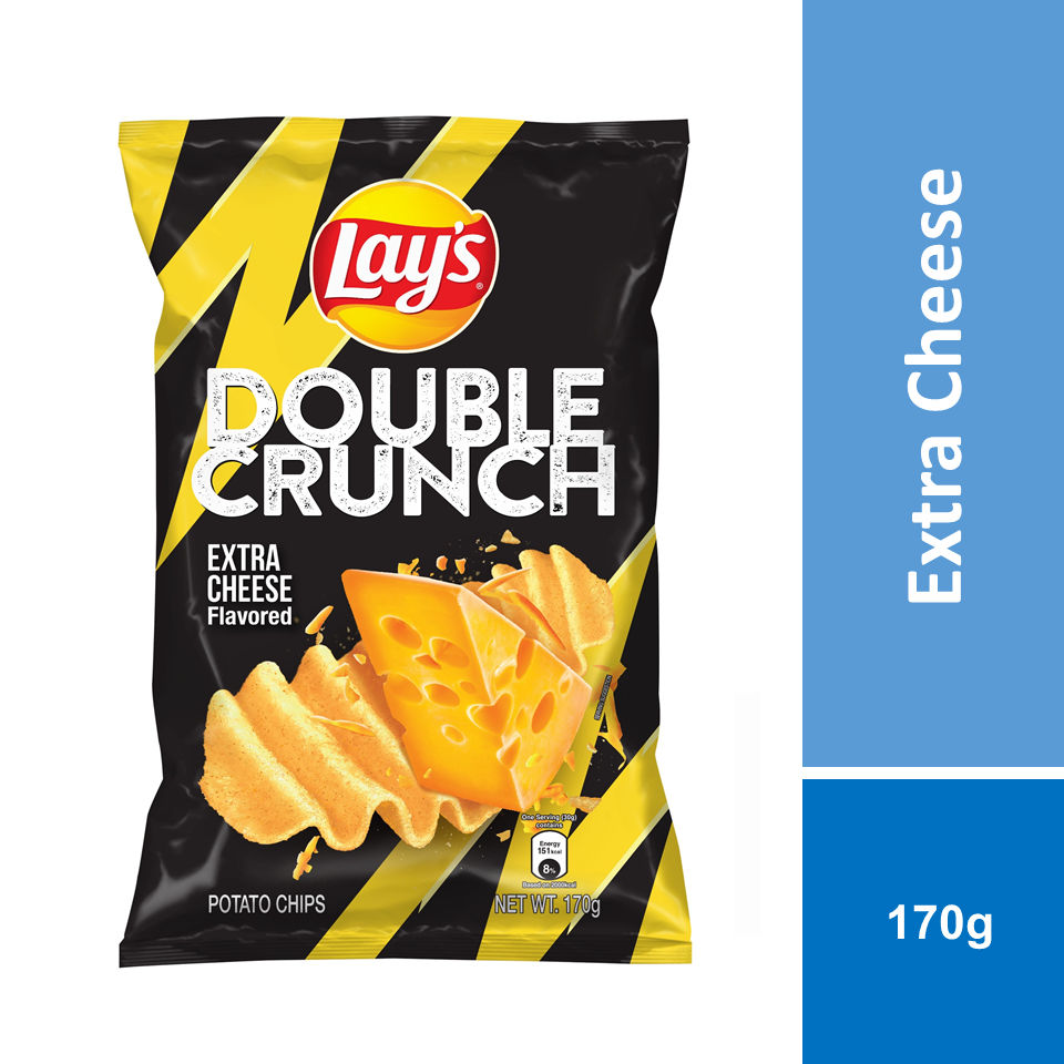 Lay’s Double Crunch Extra Cheese 170g | Shopee Malaysia