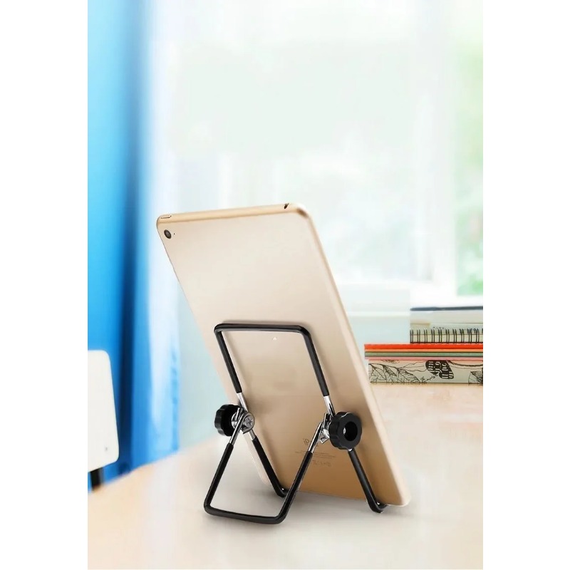 Portable Metal Tablet Stand Mount Foldable Desk Flexible Phone Stand ...