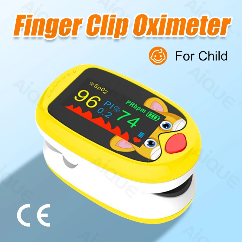 Heart Rate Meter, Pulse，Rechargeable Child Finger Clip Medical Oximeter ...