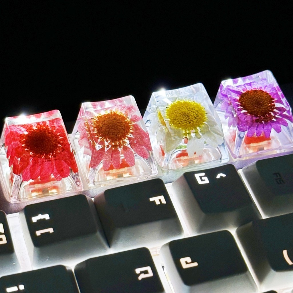 1 Piece Resin Original Personalized Epoxy Flower Crystal Chrysanthemum ...