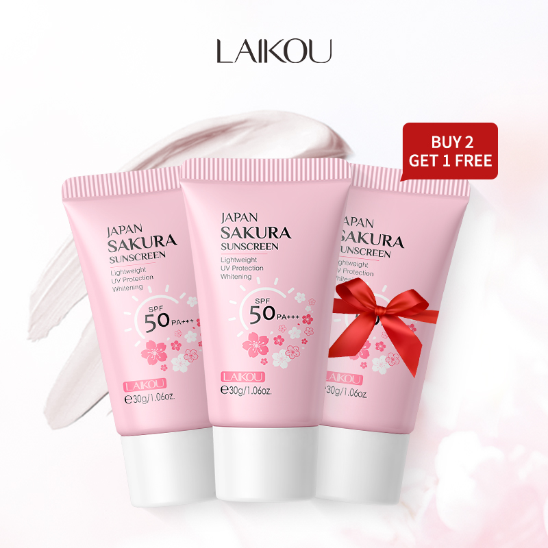 Laikou Cross-Border LAIKOU Japanese Cherry Blossom Sunscreen Cream 30g ...