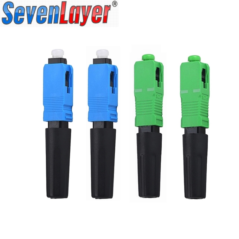 Embedded Fiber Optic Fast Connector SC APC Single Mode Fiber Optic ...