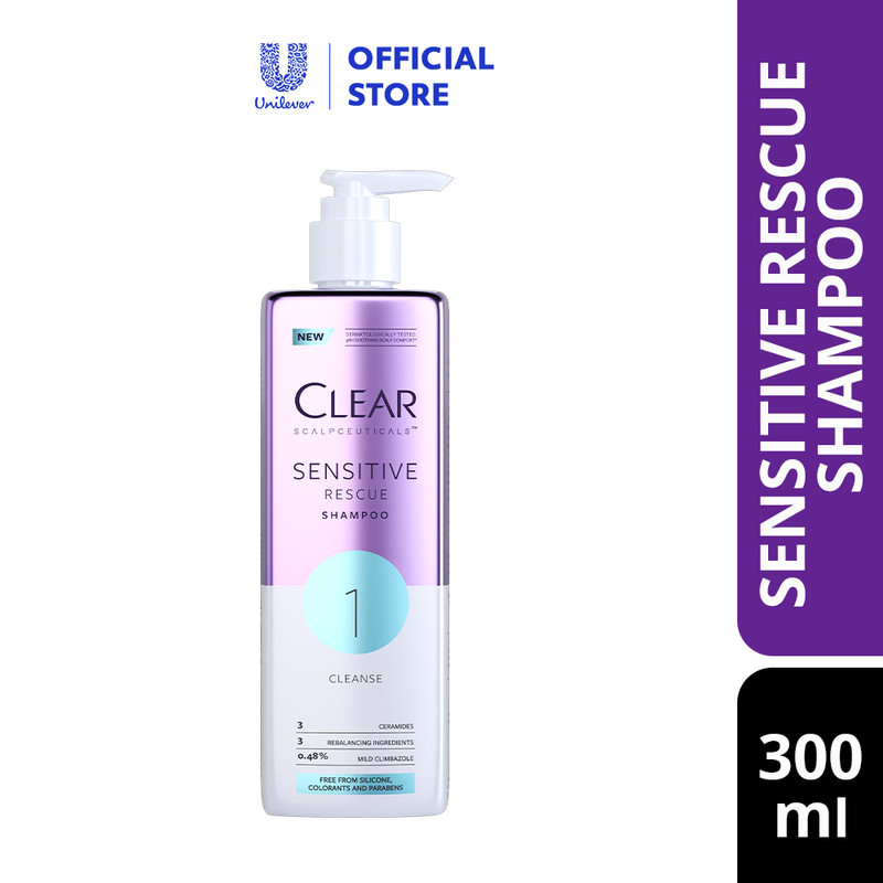 Clear Sensitive Rescue Shampoo 300ml | Shopee Malaysia