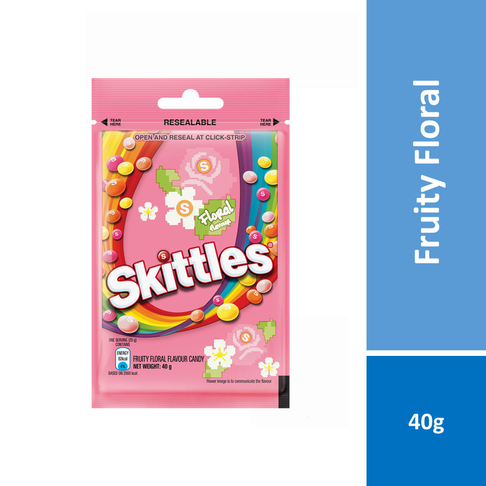 Skittles Fruity FloralFruity Flavour Candy 40g | Shopee Malaysia