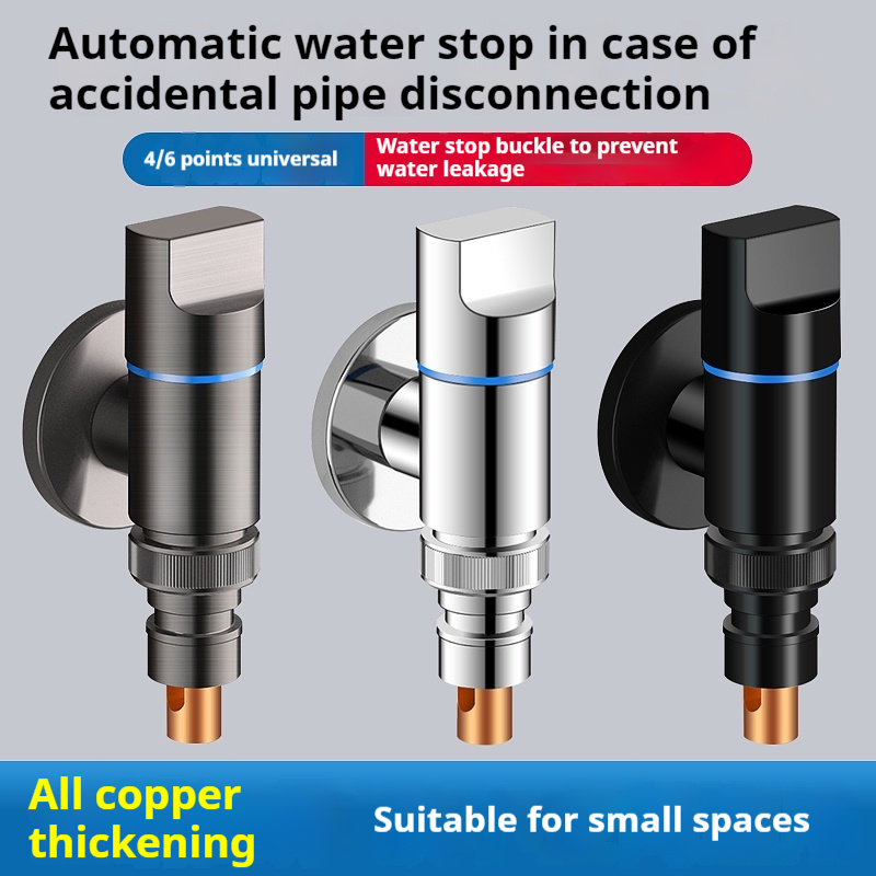 Washing Faucet Automatic Water Stop Valve Dedicated Snap-On Joint Ultra ...