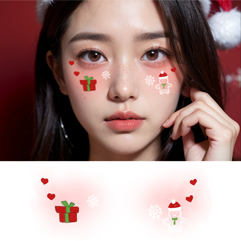 Color Face Makeup Tattoo Stickers Female Waterproof Long-Lasting Fresh ...