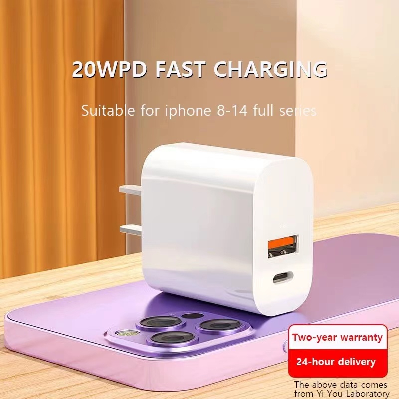 PD20W Super Fast Charge USB Type C Charger 3A QC/PD3.0 Portable Adapter ...