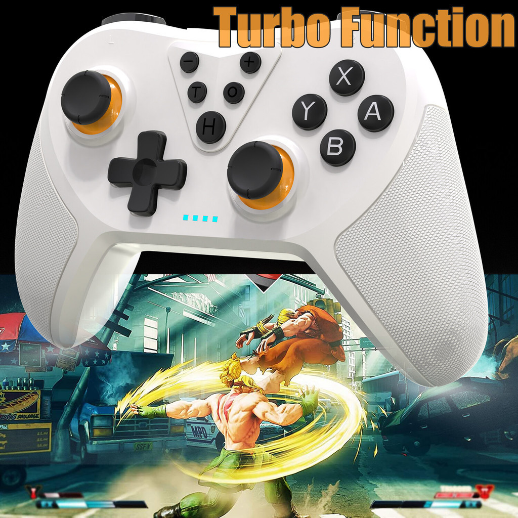 For Switch Wireless Gamepad With Six Axis Calibration Vibration Game Controller With Wake-Up ...