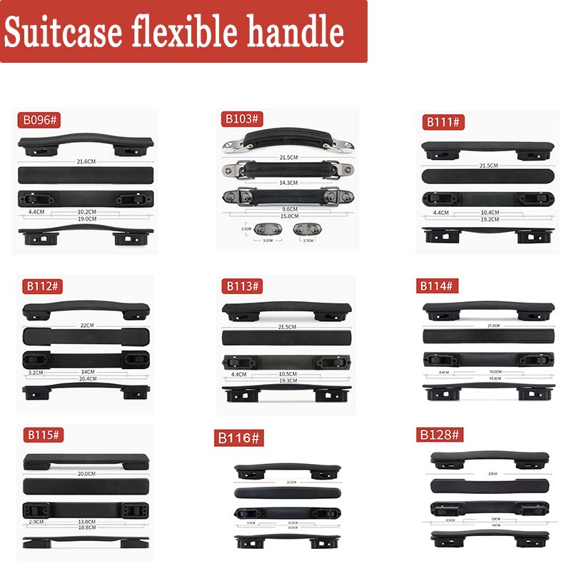 Suitcase comfortable handle suitcase wear-resistant and durable trolley ...