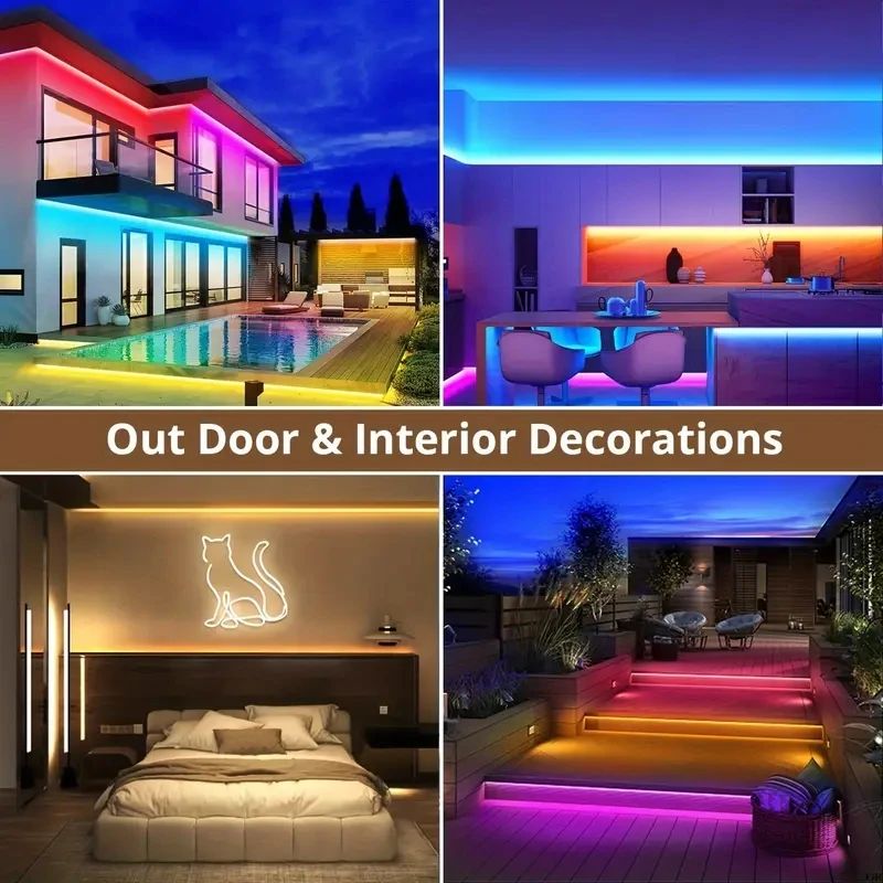 Tuya Smart Life WiFi LED Neon Light Strip 5V LED Strip RGB Neon Sign ...
