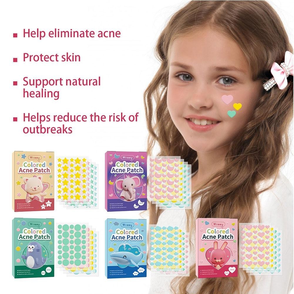 144Pcs Moon Pimple Patch Downplaying Pimple Marks Spots Cleansing ...