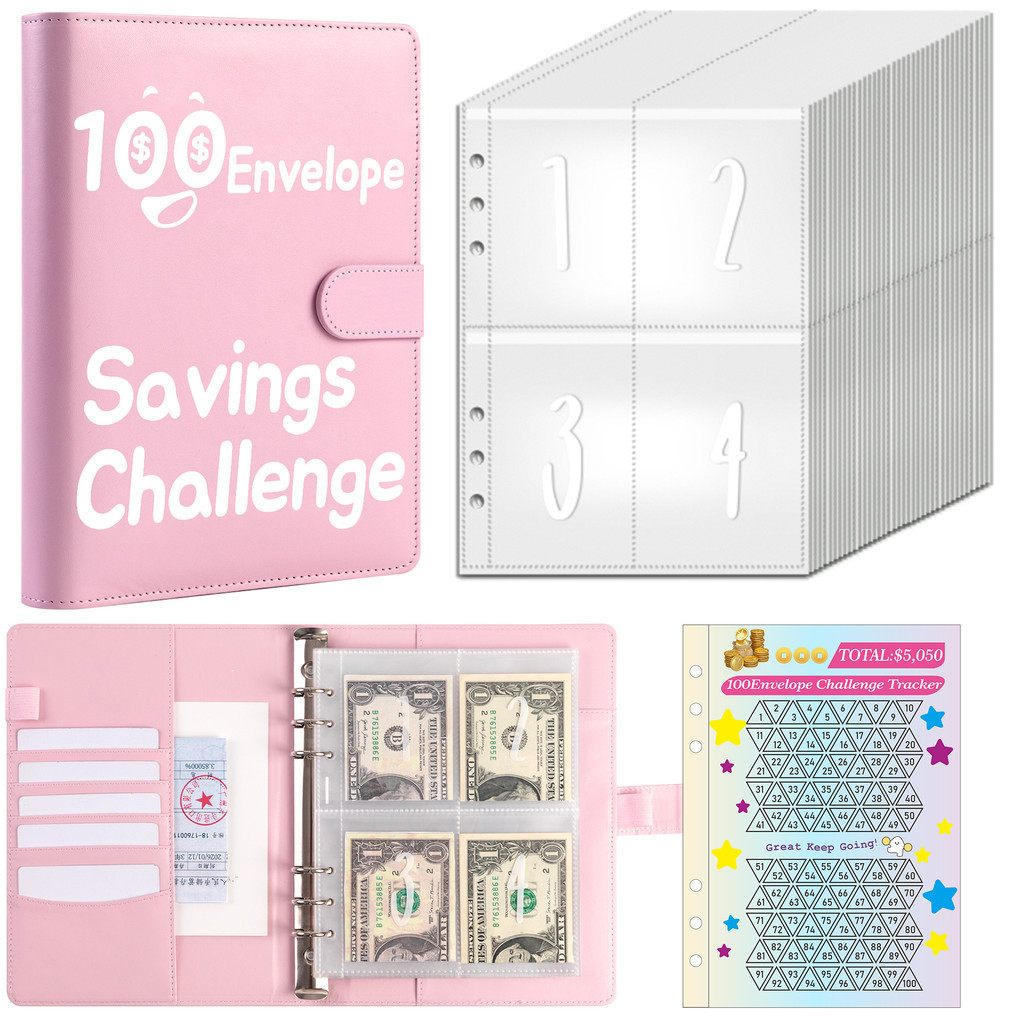 savings challenges book with envelopes money saving challenge book ...