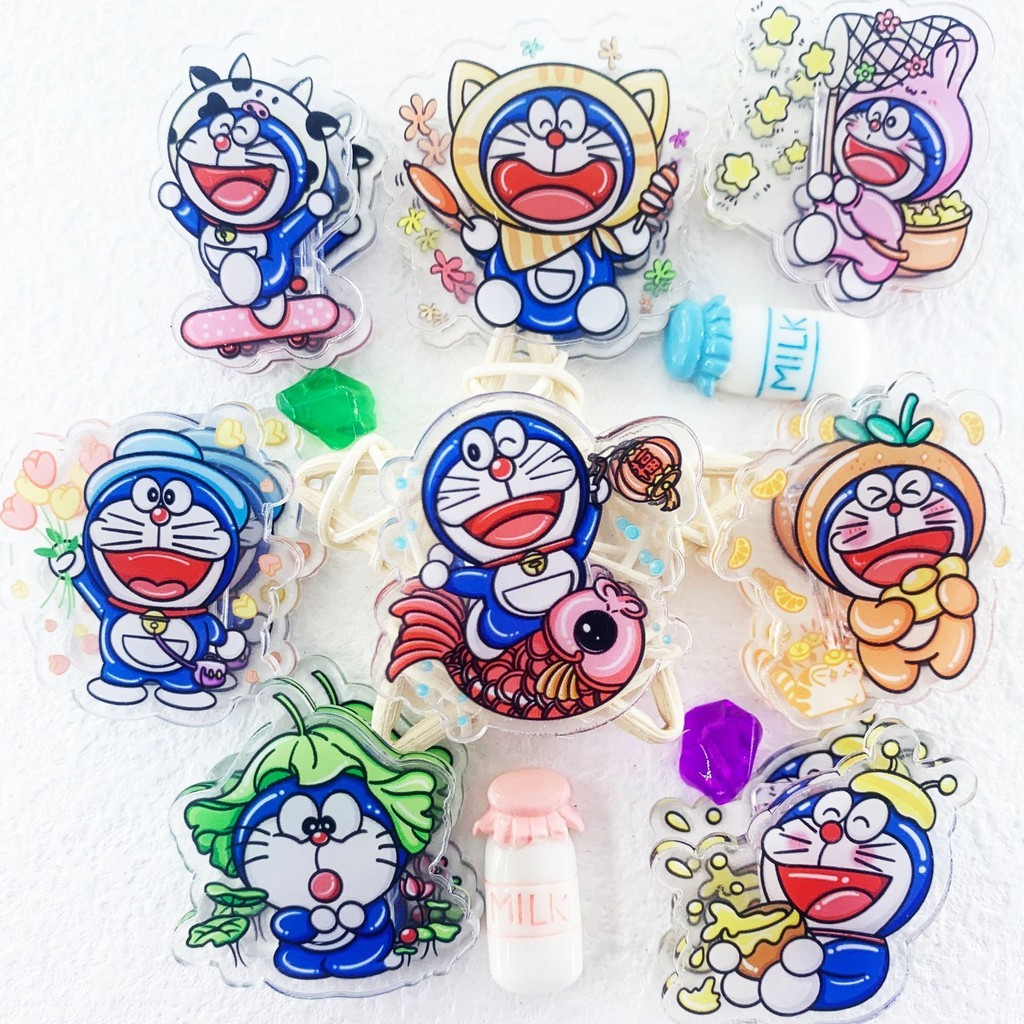 Anime Doraemon Handbook Clip Doraemon pp Clip Note Clip Blue Fat Cute ...