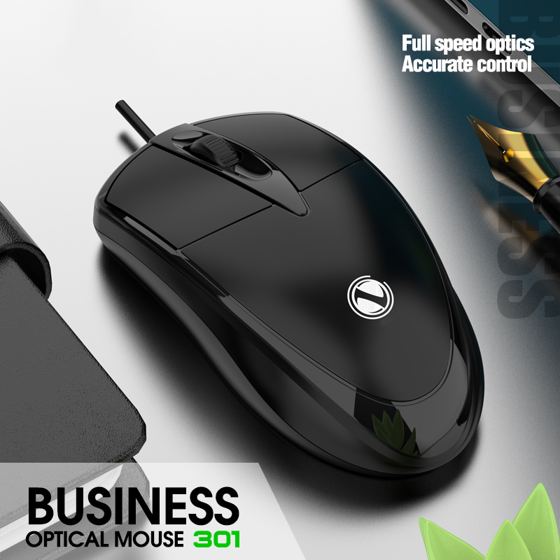 301 USB Wired Mouse Office Gaming Desktop Computer Laptop Business ...