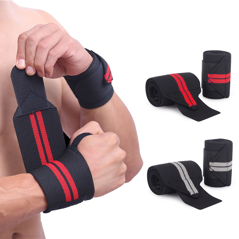 Fitness Wrist Support /Weightlifting Wristbands/Fitness Bracers Bandage ...