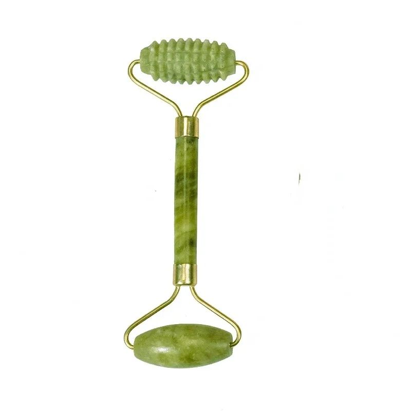Natural Jade Roller Massager For Face Body Back Foot Massage Roller ...