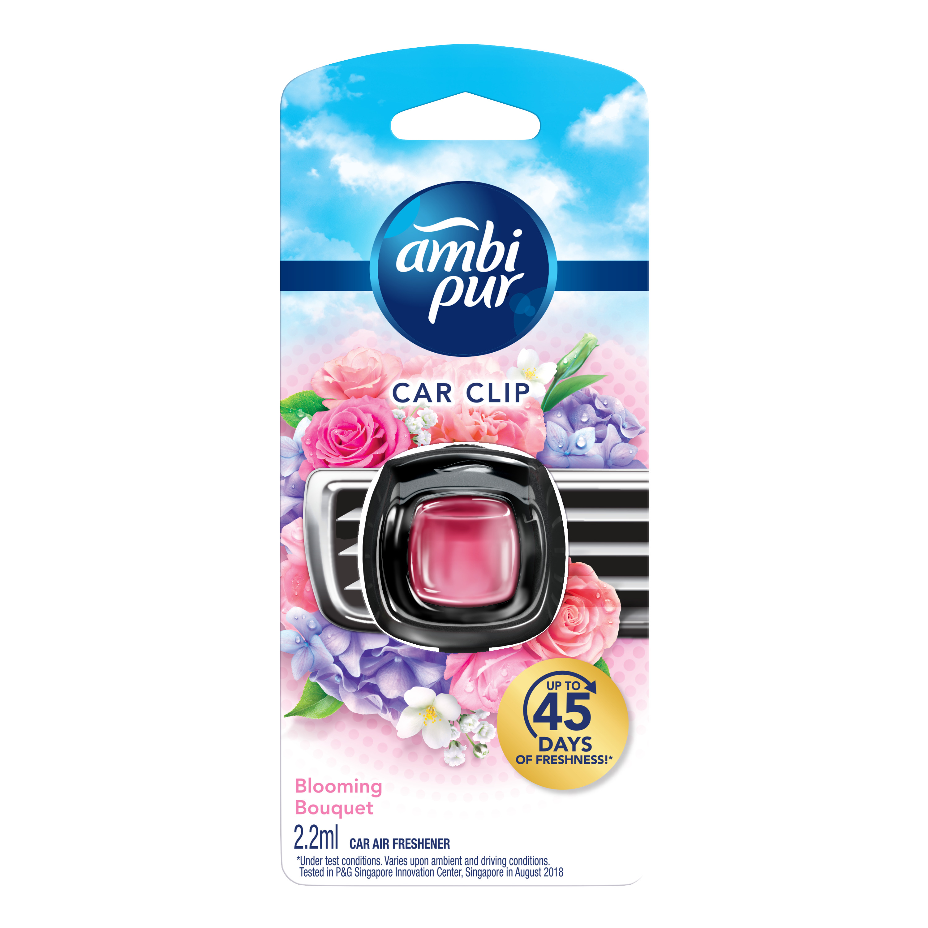 Ambi Pur Car Clip Car Air Freshener Blooming Bouquet (2.2ml) | Shopee ...