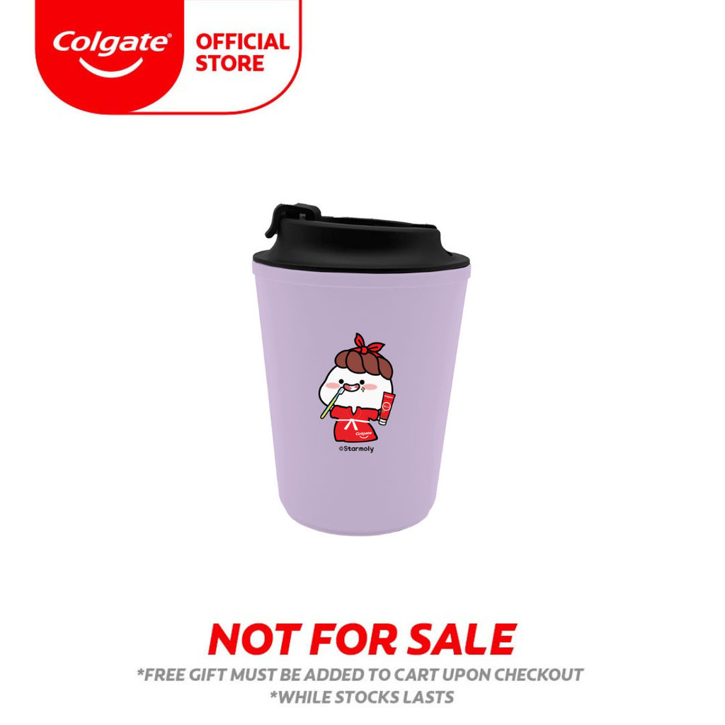 Colgate Quby Coffee Mug - Lavender/Nectarine [Not For Sale] | Shopee ...
