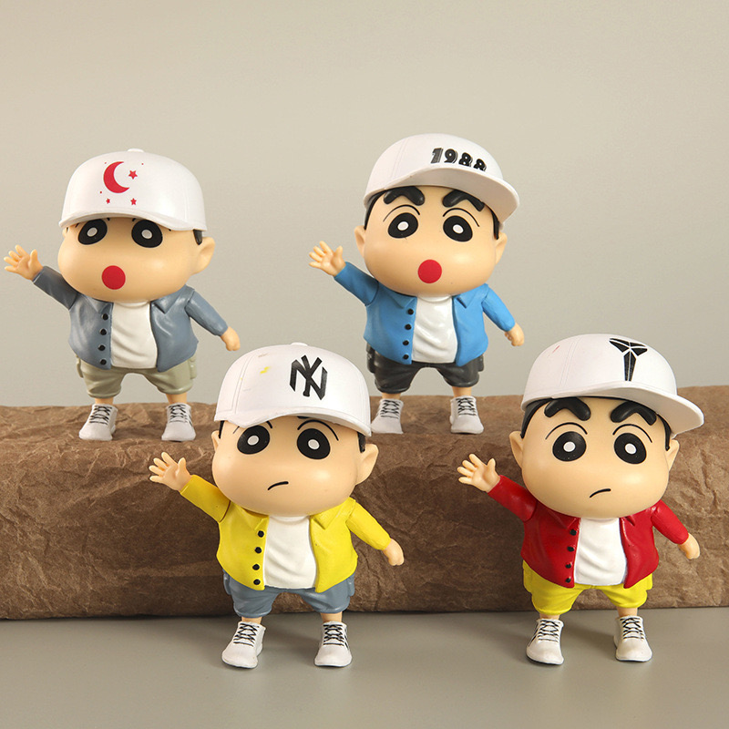 4 Types Set Shin-Chan Anime Fashion Shinnosuke Cartoon Character ...