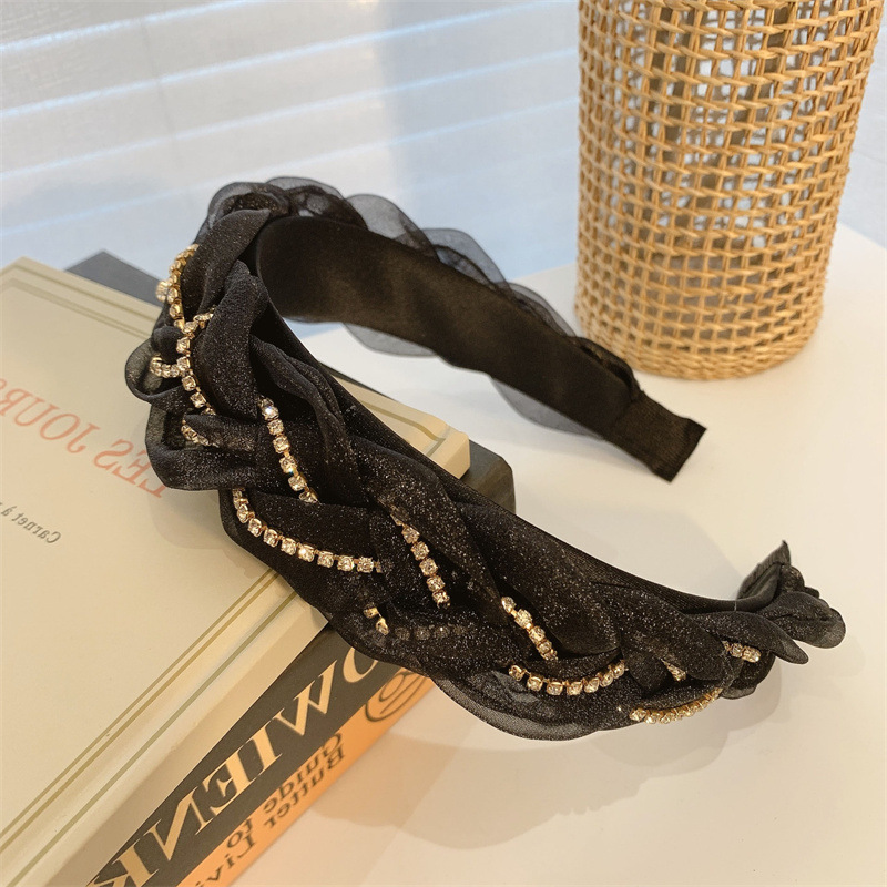 Headband Female All-Match Outing High-End Temperament High Headband ...
