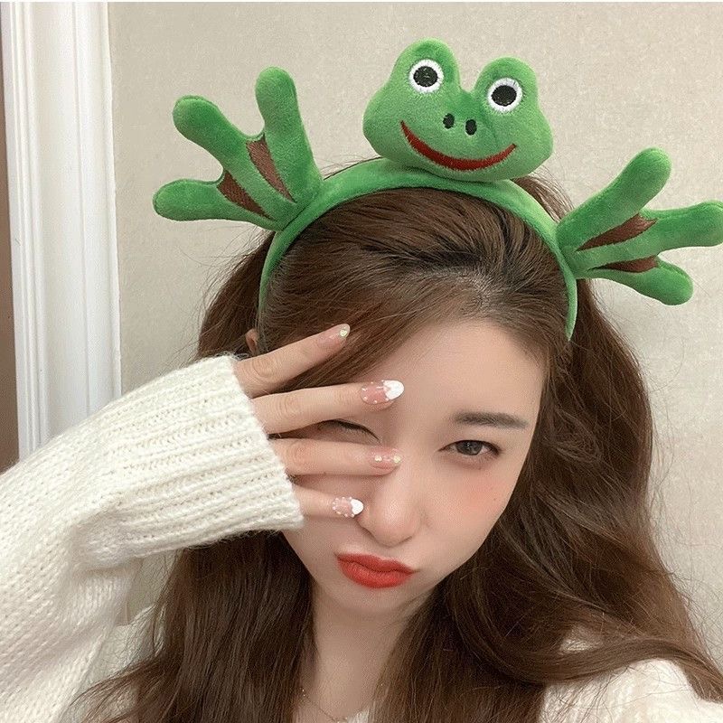 1pc Ladies Super Cute Cute Three-Dimensional Cartoon Green Big Eyes ...