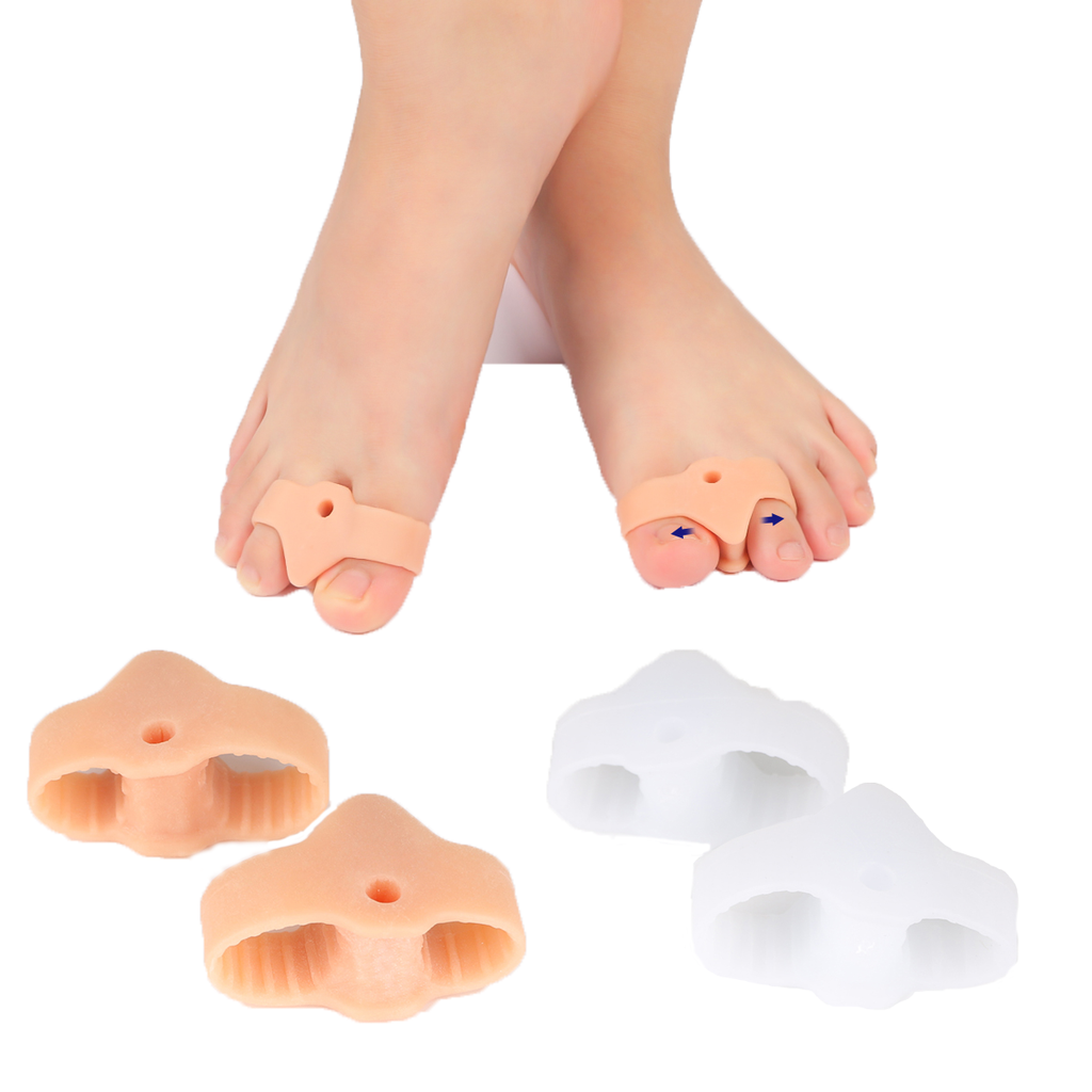 1 Double toe gasket for men and women bunion corrector, double ring gel ...