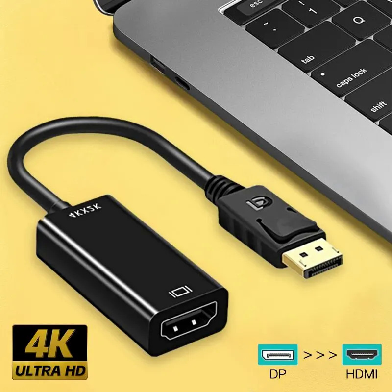[Shopee Choice] 4K DisplayPort to HDMI-compatible Adapter Male DP to ...