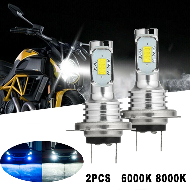 2PCS LED Fog Lights Car LED Lights Hi/Lo Beam Fog Lam Speed 4000LM ...