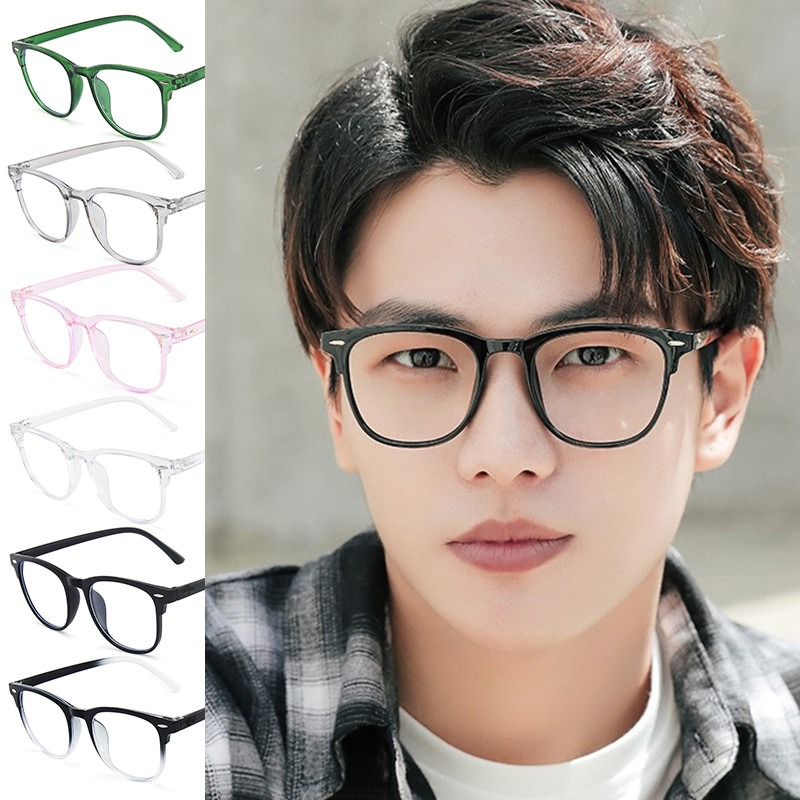 Spec Blue Light Glasses Anti Retro Fashion Eyewear Korean Glasses ...