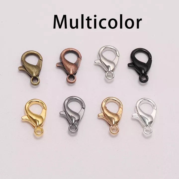 St.kunkka 10PCS 10/12/16mm Alloy Lobster Clasps Hooks Chain For ...