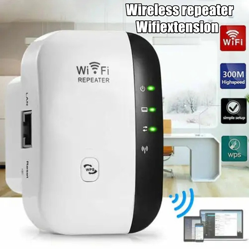 Wireless Router 300Mbps Wifi Repeater Network Signal Extender | Shopee ...
