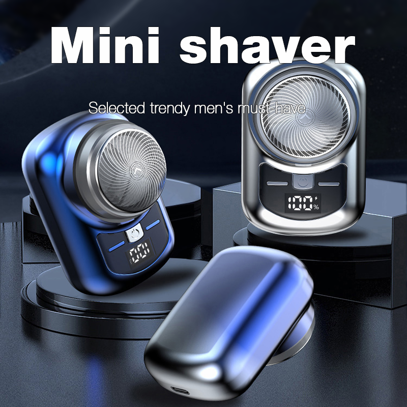 SQ007 Electric Shaver with Power Display, USB Rechargeable Mini ...