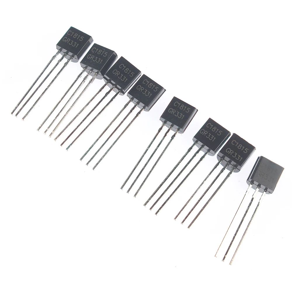 200PCS/Box BC337 BC327 2N2222 2N2907 2N3904 2N3906 S8050 S8550 A1015 C1815 10Values Transistor ...