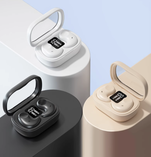 Bone conduction Bluetooth earphones are truly wireless, do not enter ...