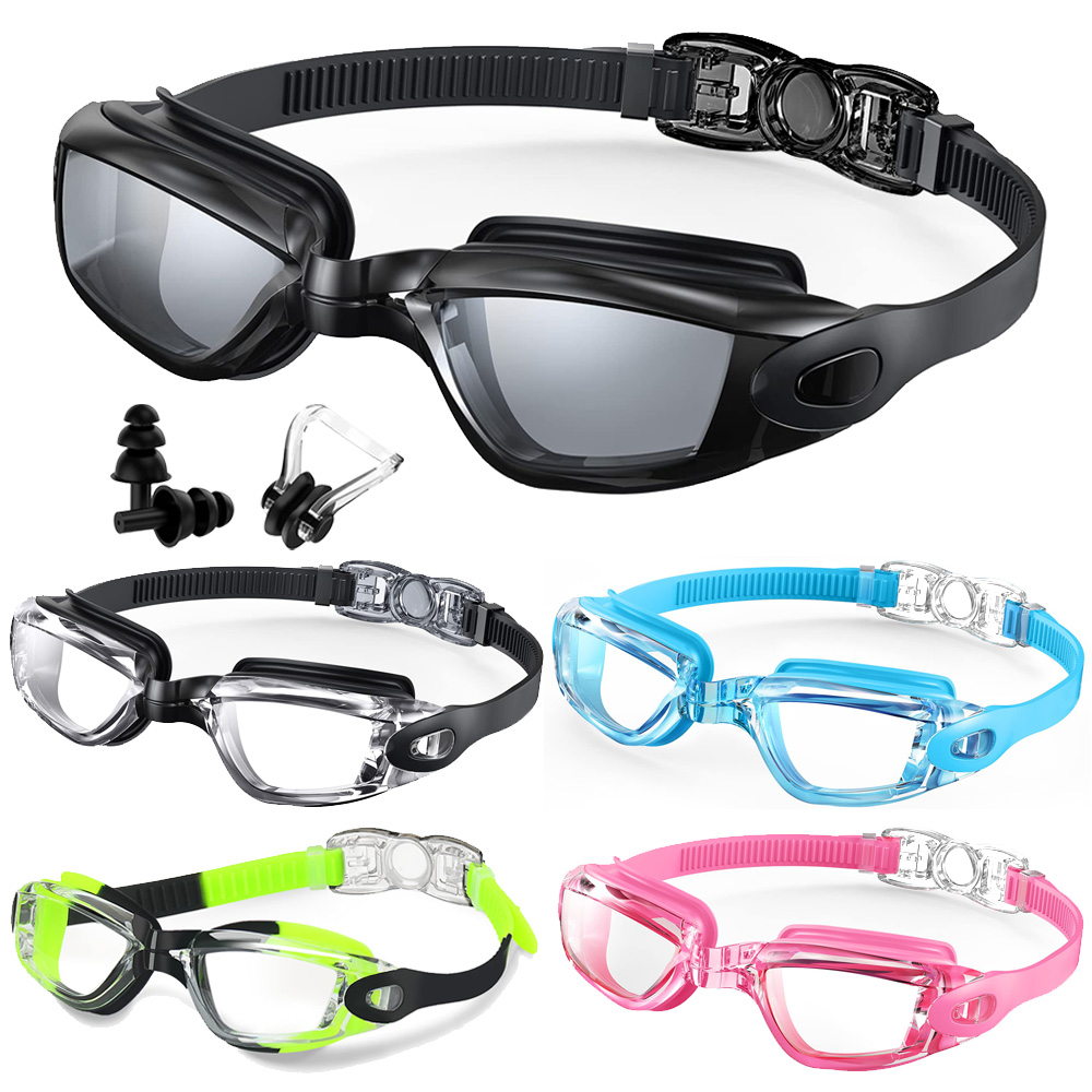 Swimming Goggles Professional Waterproof Swim Eyewear Glasses Anti-fog ...