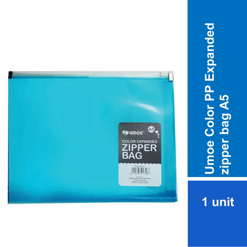 Umoe Color PP Expanded zipper bag A5 | Shopee Malaysia