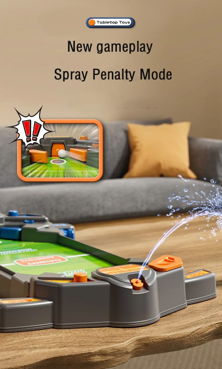 Tabletop Ejection Football Against Platform Game Automatic Punishment ...