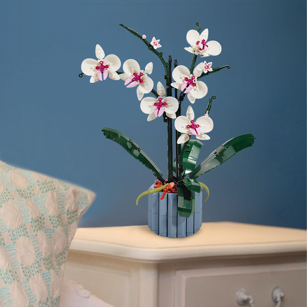 DIY Plastic Orchid Blocks - Assembleable Bouquet Decor & Valentine's ...