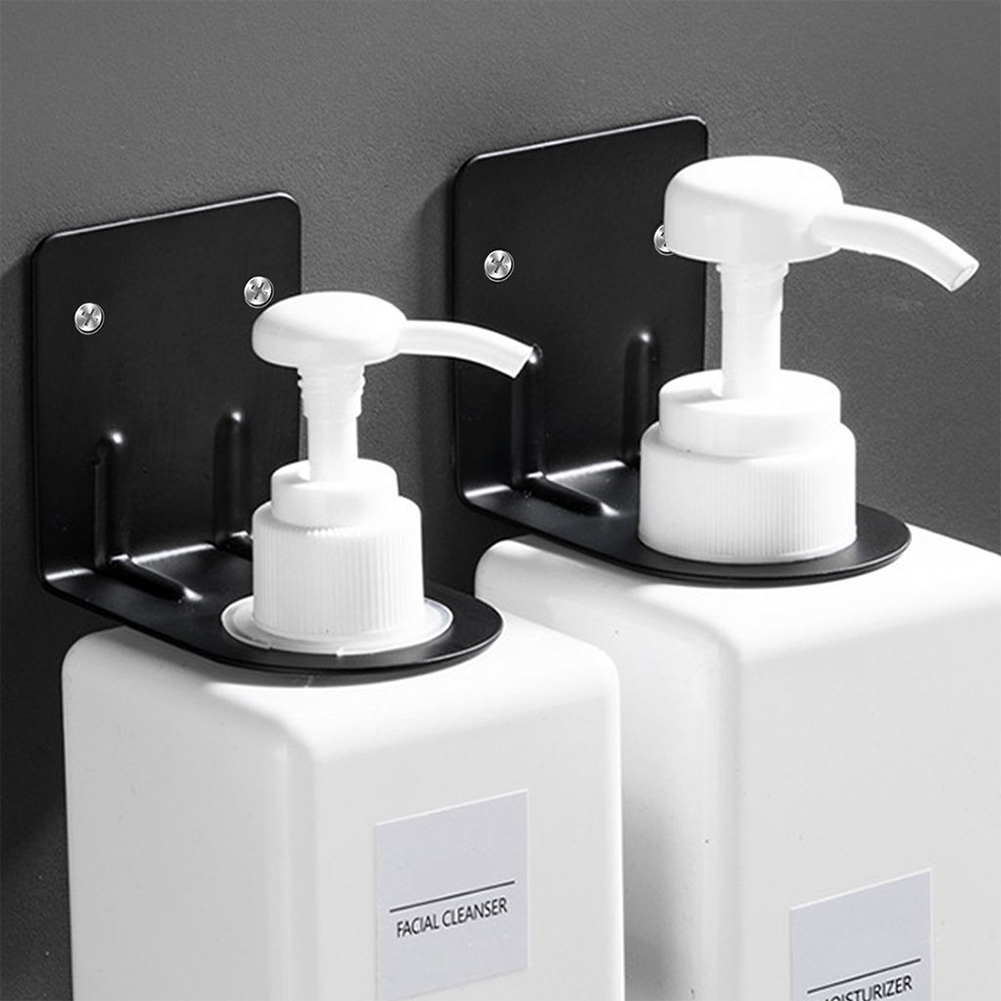 1/2/3 Pcs Wall Mounted Silver / Black Stainless Steel Pump Hand Stand ...