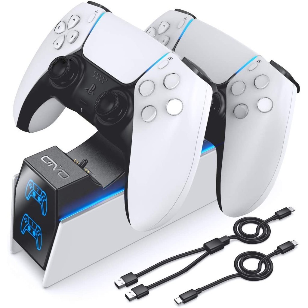 OIVO PS5 Charging Station, Playstation 5 PS5 Controller Charger Station ...