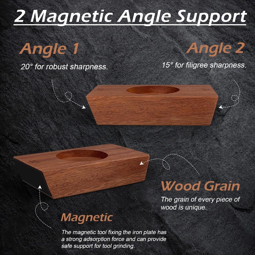 Rolling Knife Sharpener Kit for Straight Edge, Roller Knife Sharpening with Industry Diamonds ...