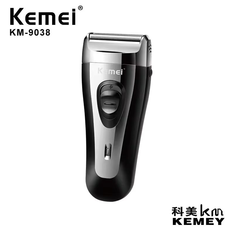 KEMEI KM-9038 Reciprocating Cordless Razor USB Rechargeable Shaving ...