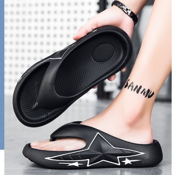 Men's and women's corrective lightweight beach slippers, pillows, soft ...