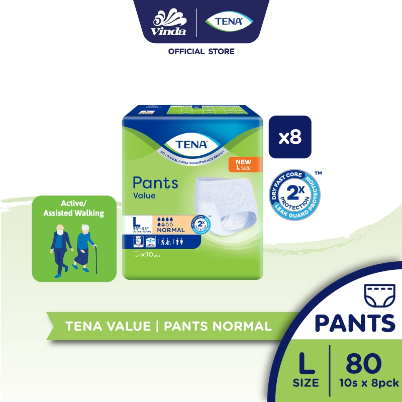 TENA Pants Value Adult Diaper L80 | Shopee Malaysia