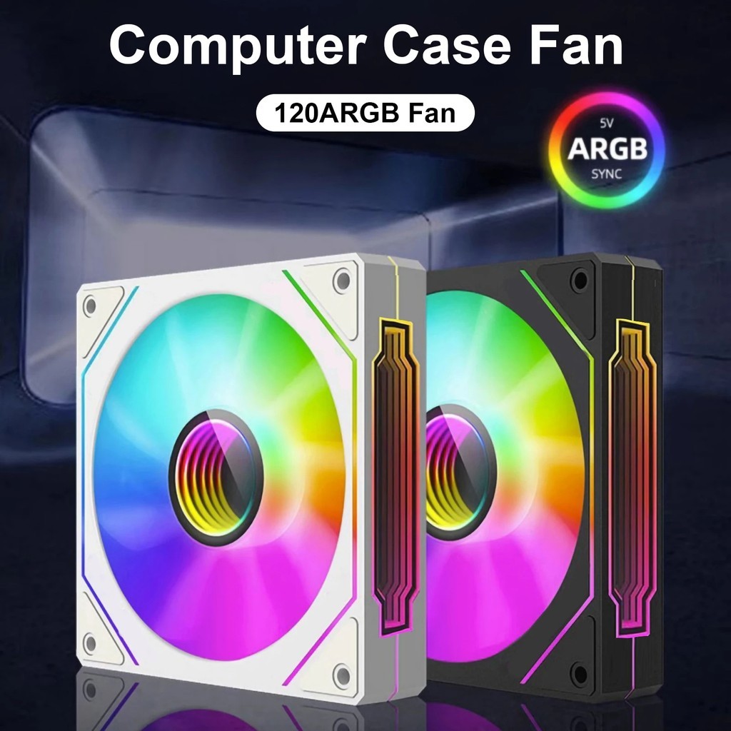 Tj Prism 120mm GEN4 Pro ARGB Chassis Fan, Infinity Straw RGB Lighting ...
