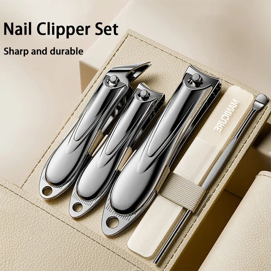 Manicure Set Personal Care Nail Clipper Kit 5 Pieces Nail Clipper Set ...
