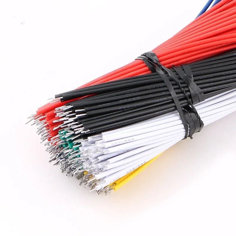 50-120PCS Tin-Plated Breadboard,PCB Solder Cable,26AWG 7.8cm Fly jumper ...