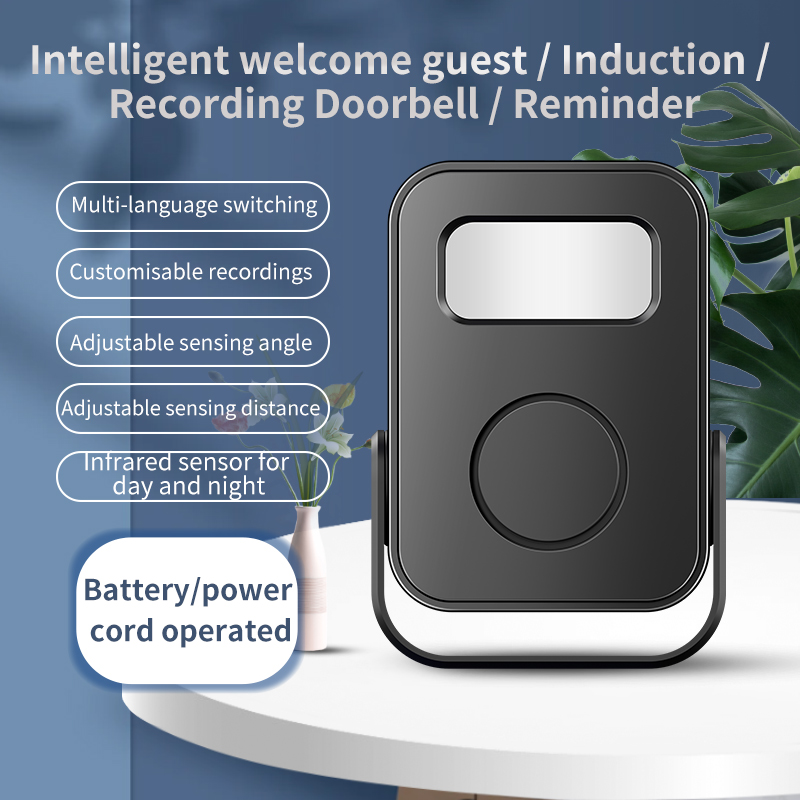 Hello Welcome to the Store Doorbell Wireless Sensor Entry Door Reminder ...